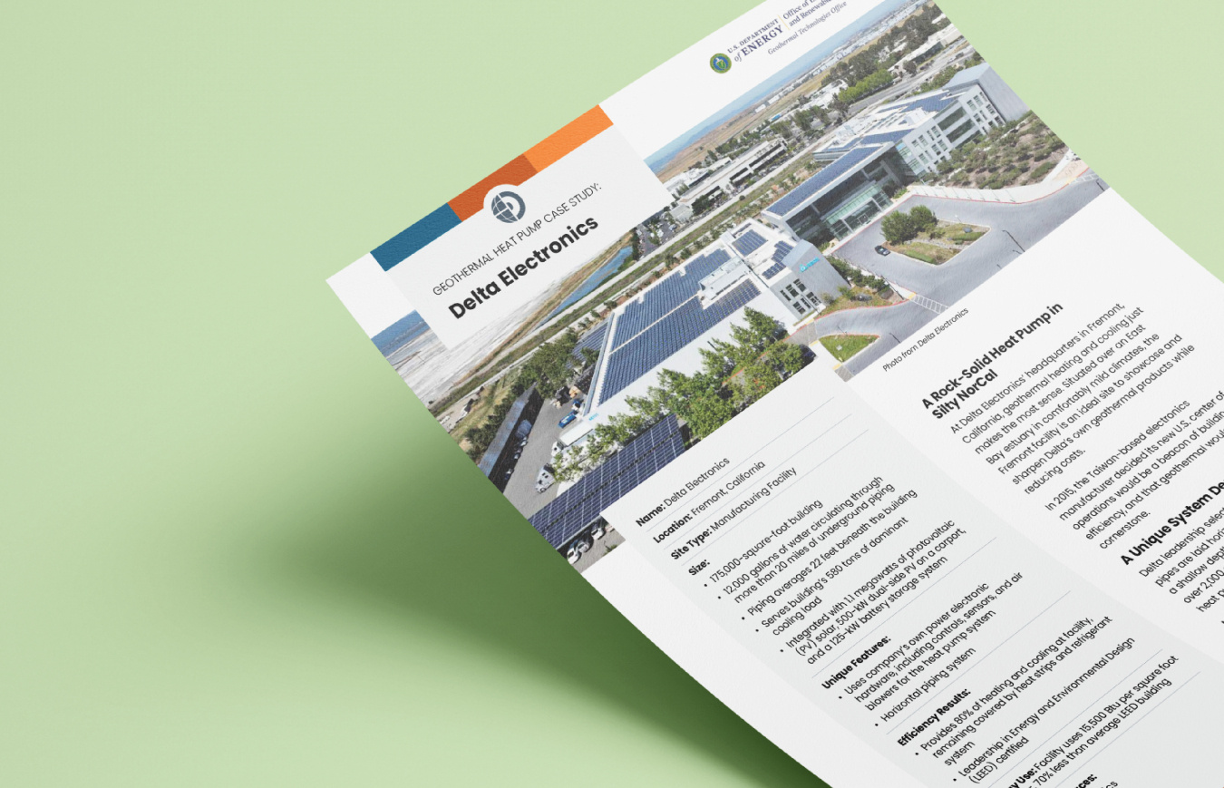 Geothermal Heat Pump Case Study: Delta Electronics | Department of Energy